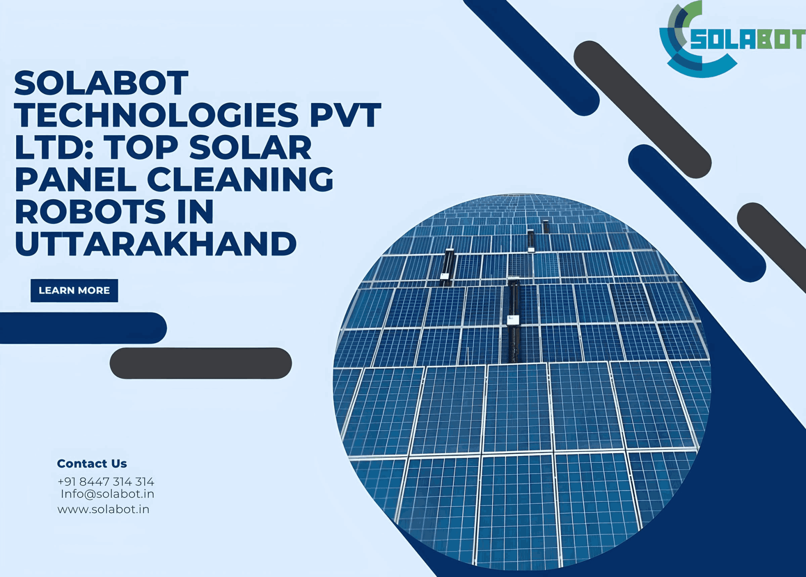 Top Solar Panel Cleaning Robots in Uttarakhand | Solabot